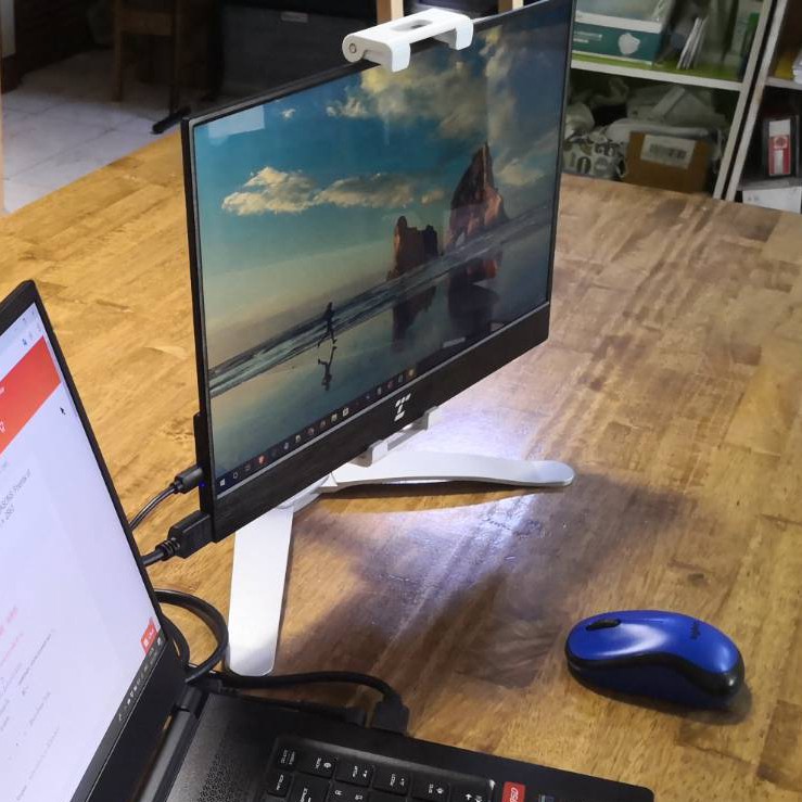 ZINT Desktop & Wall Pull Up 2in1 Portable Monitor Stand for Zint ...