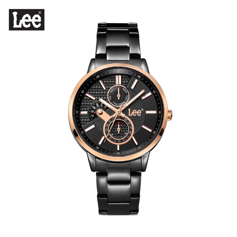 Lee นาฬิกาข้อมือ Metropolitan LEF-F161ABDB-1R แบรนด์แท้ USA สายสแตนเลส ...