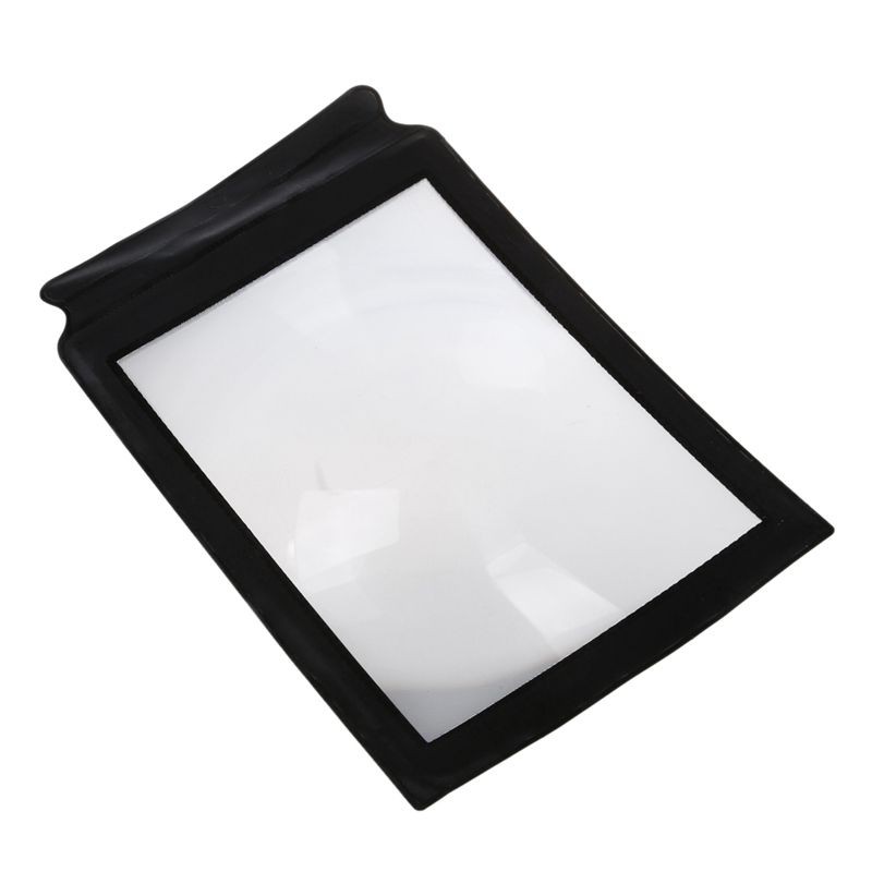 A4 Full Page 3x Magnifier Sheet Large Magnifying Glass Book Reading Aid ...