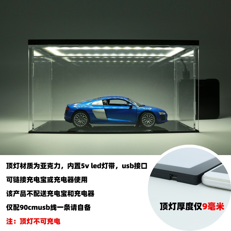 LEGO Transparent Acrylic Display Case Dust Cover With Led Light And ...