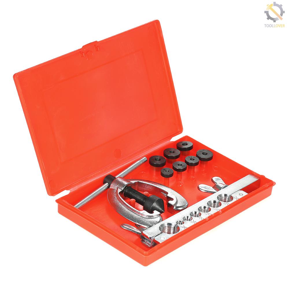 9pcs Double Pipe Flaring Tool Kit Set Tube Bender Pipe Repair Mechanic ...