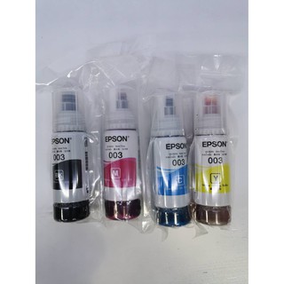 EPSON INK T003 ORIGINAL NOBOX Set BK,C,M,Y หมึกเติม เอปสัน T003 ของแท้ ...