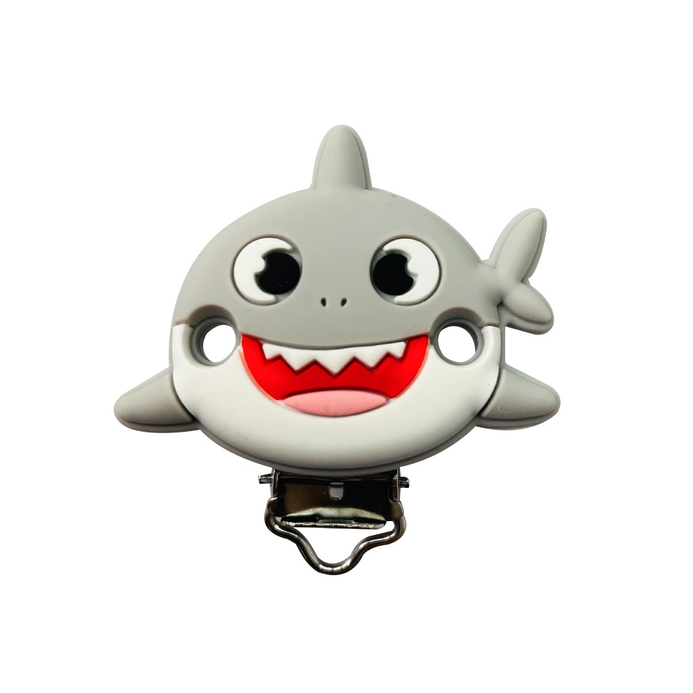 3CS Silicone Shark acifier Cli BA Free Baby Teether Infant Teething ...