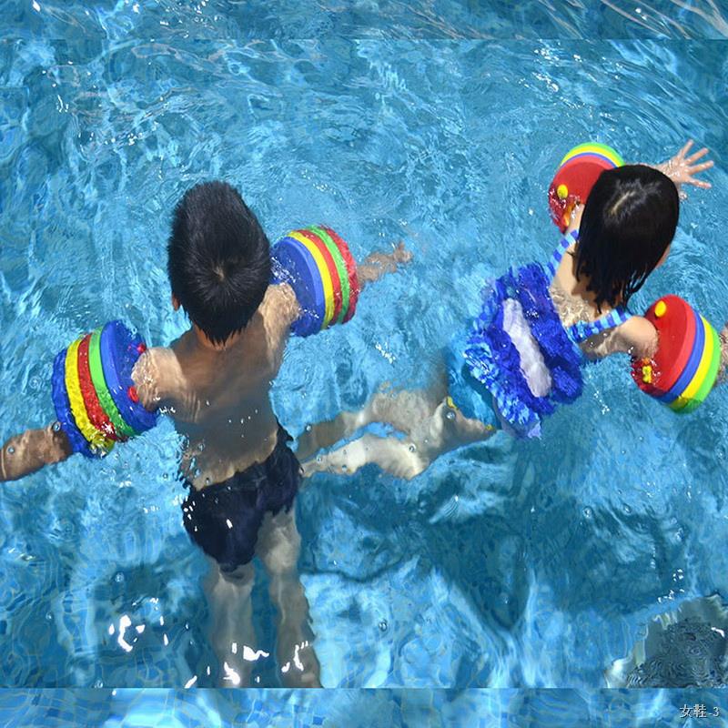6PCs/ Pack EVA Foam Swim Discs Arm Bands Floating Sleeves Inflatable ...
