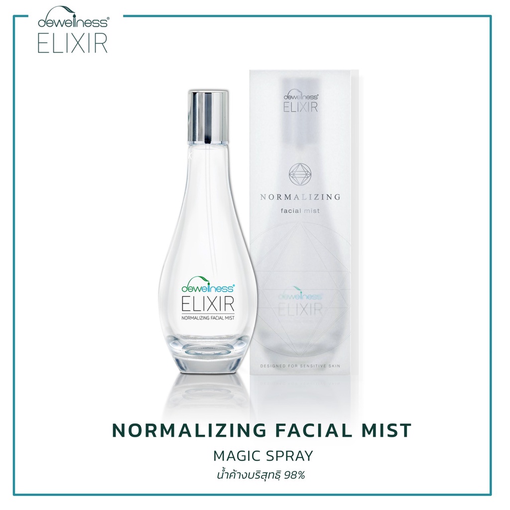 สเปรย์น้ำค้าง DEWellness Elixir Normalizing Facial สเปรย์ฆ่าเชื้อสิว น้ำค้างบริสุทธิ์จาธรรมชาติ ...