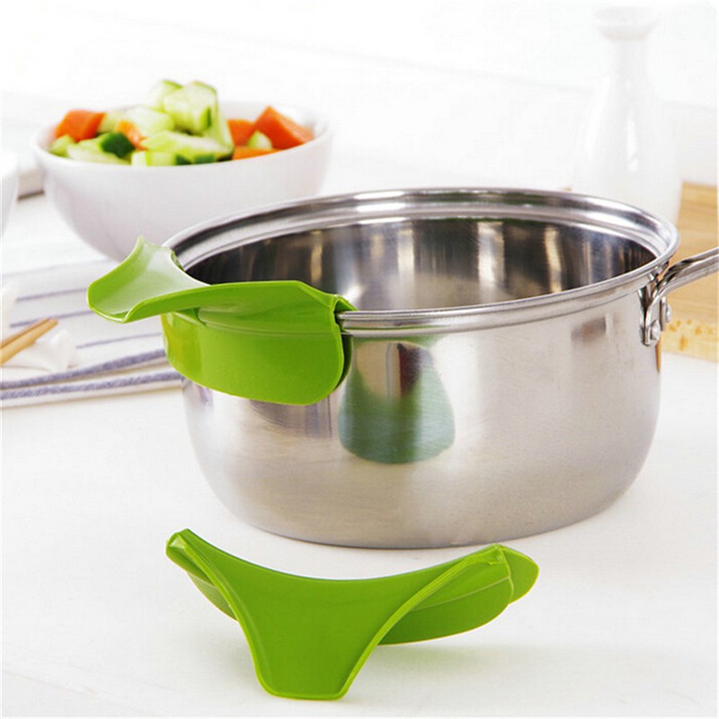 fabuloushouse e Slip On Pour Spout Bowls Pots PansDrip Free Easy ...