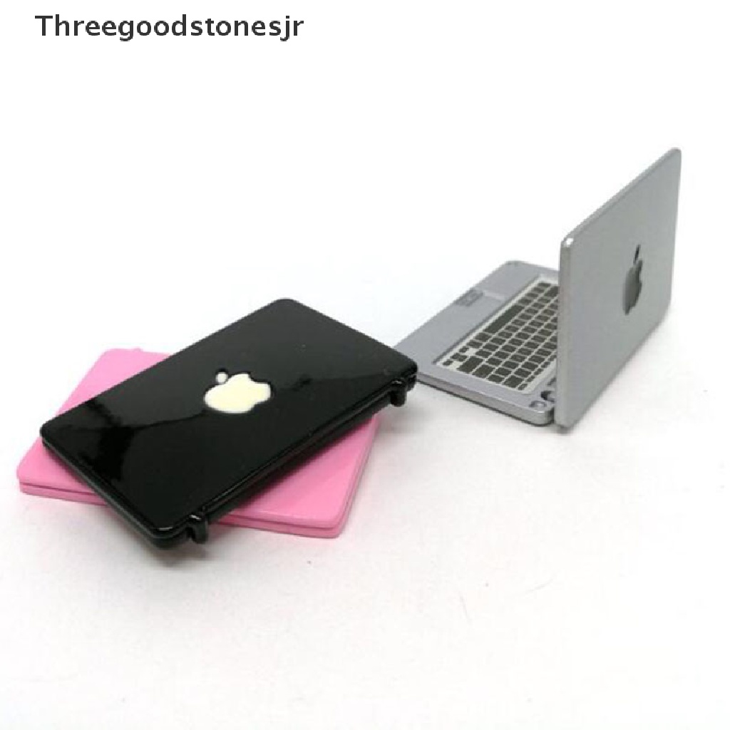 TGST 112 Mini Laptop Miniature Scene Model Scale Dollhouse Accessories ...