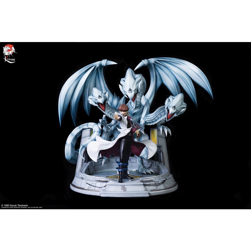 [มี License] Seto Kaiba Blue Eyes Ultimate Dragon Kitsune Statue Resin ...