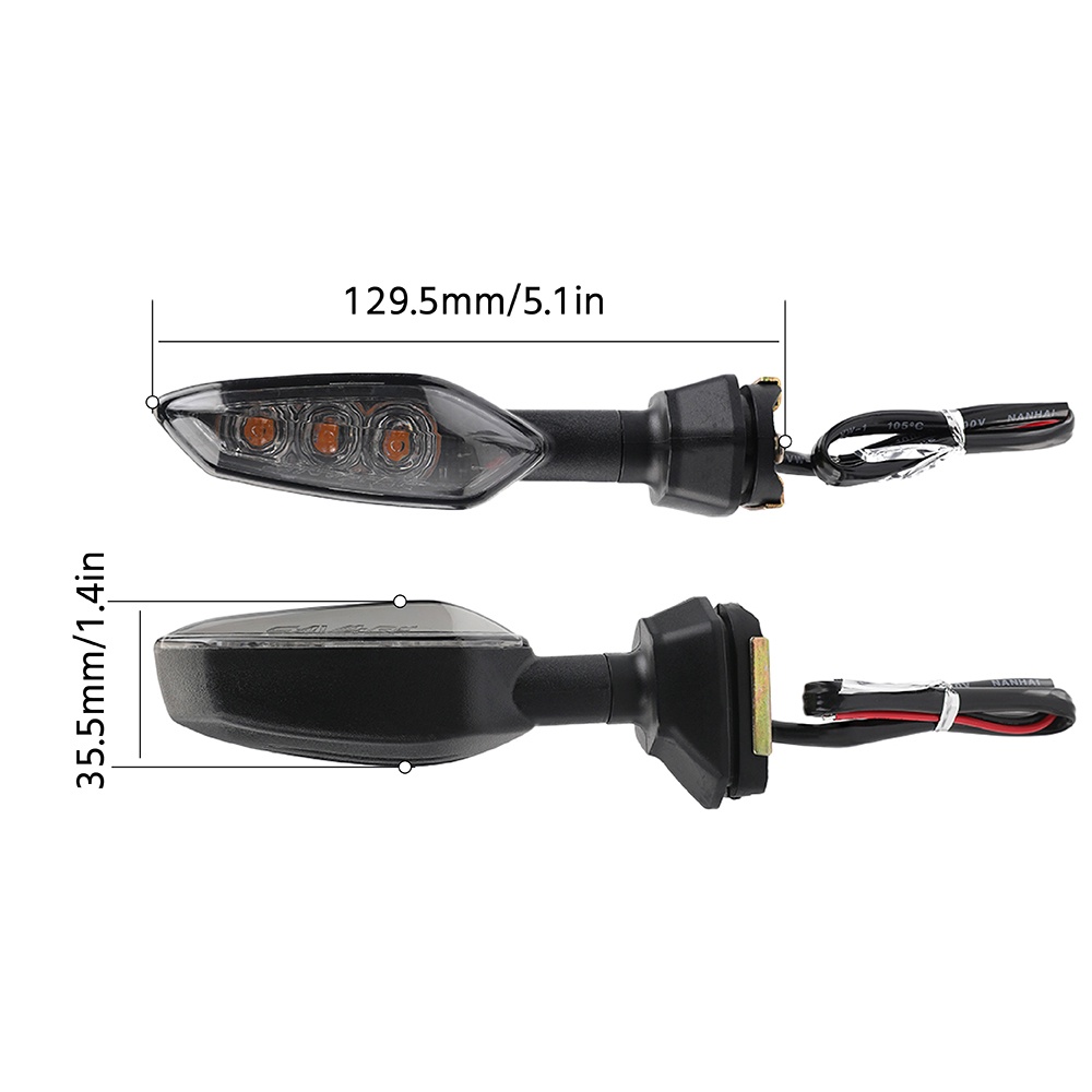 ราคาต่ำสุดLED Turn Signal Indicator Light For KAWASAKI Z1000 Z900 Z800 ...