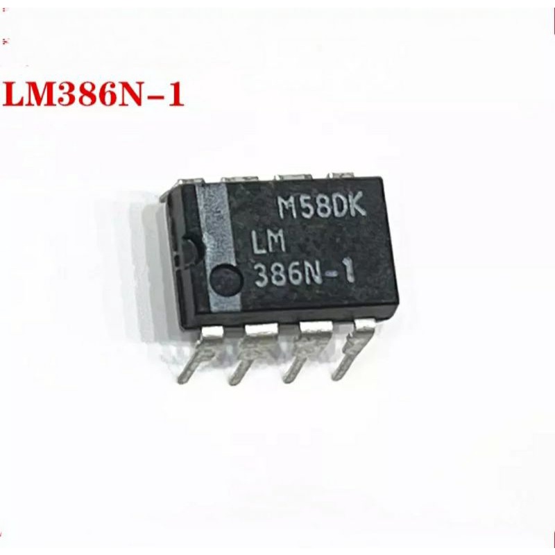 Audio amplifier - LM386 LM386N LM386M LM386L = 386D JRC386D NJM386D DIP ...