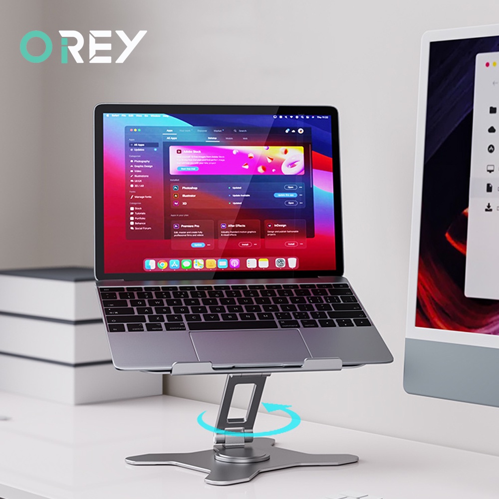 Portable Laptop Stand Aluminium Foldable Adjustable Notebook Support ...