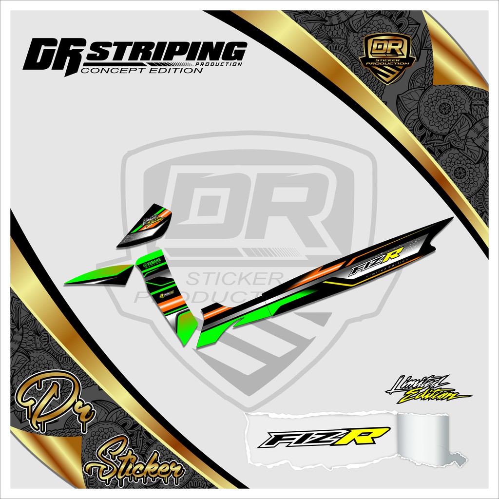 71 Striping สติ๊กเกอร์ Fiz R แบบกึ่งเต็ม 10 - dr_striping11.th - ThaiPick