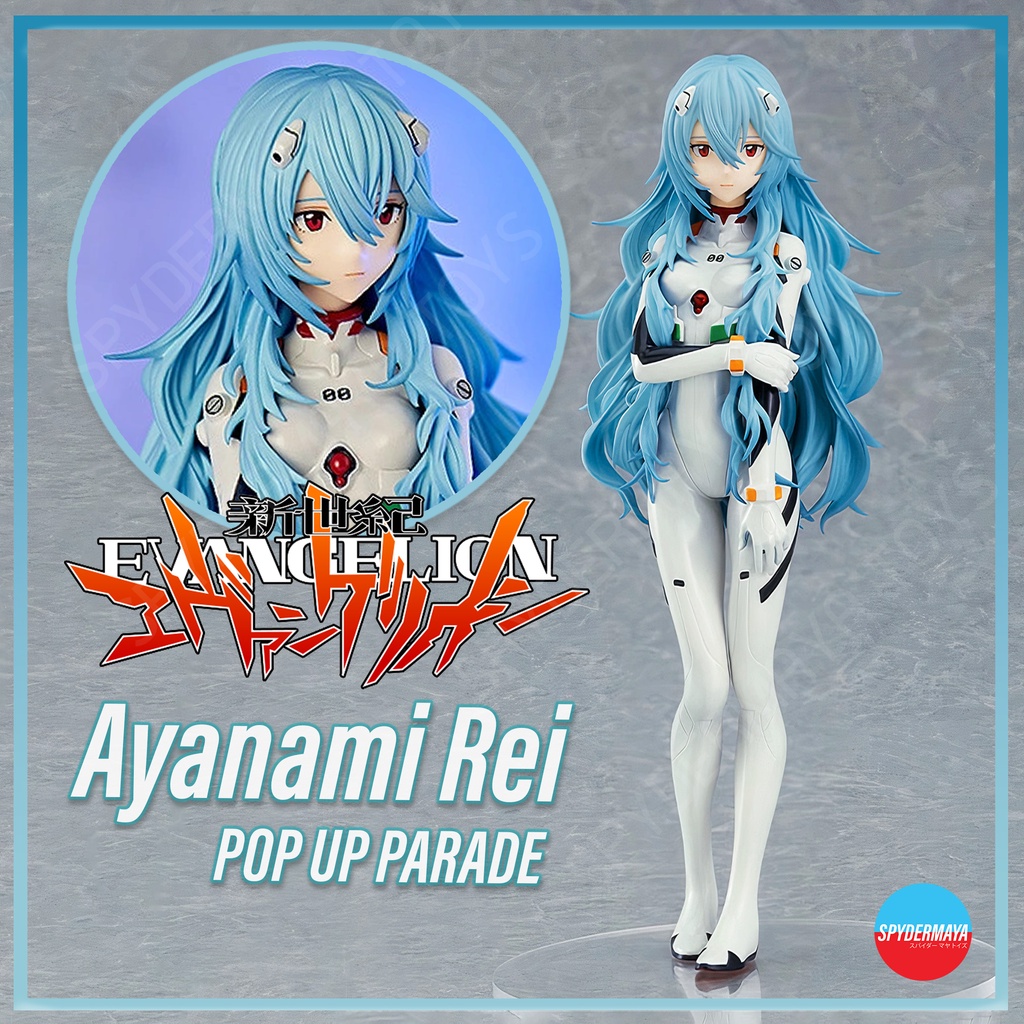 พร้อมส่ง POP UP PARADE Rebuild of Evangelion Rei Ayanami Long Hair Ver. Good Smile Company ...