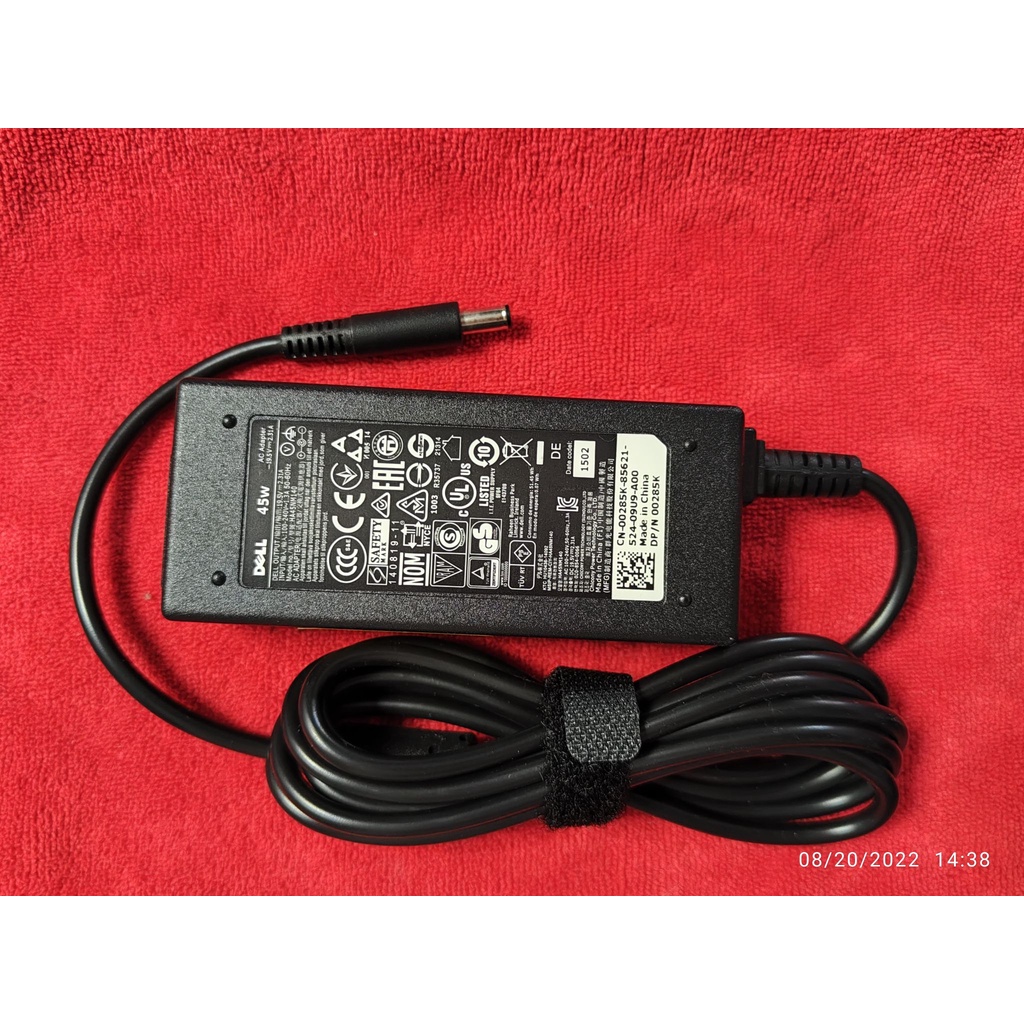DELL Original Adapter AC/DC 45W HA45NM140 0285K 19.5V - 2.31A / 220V ...