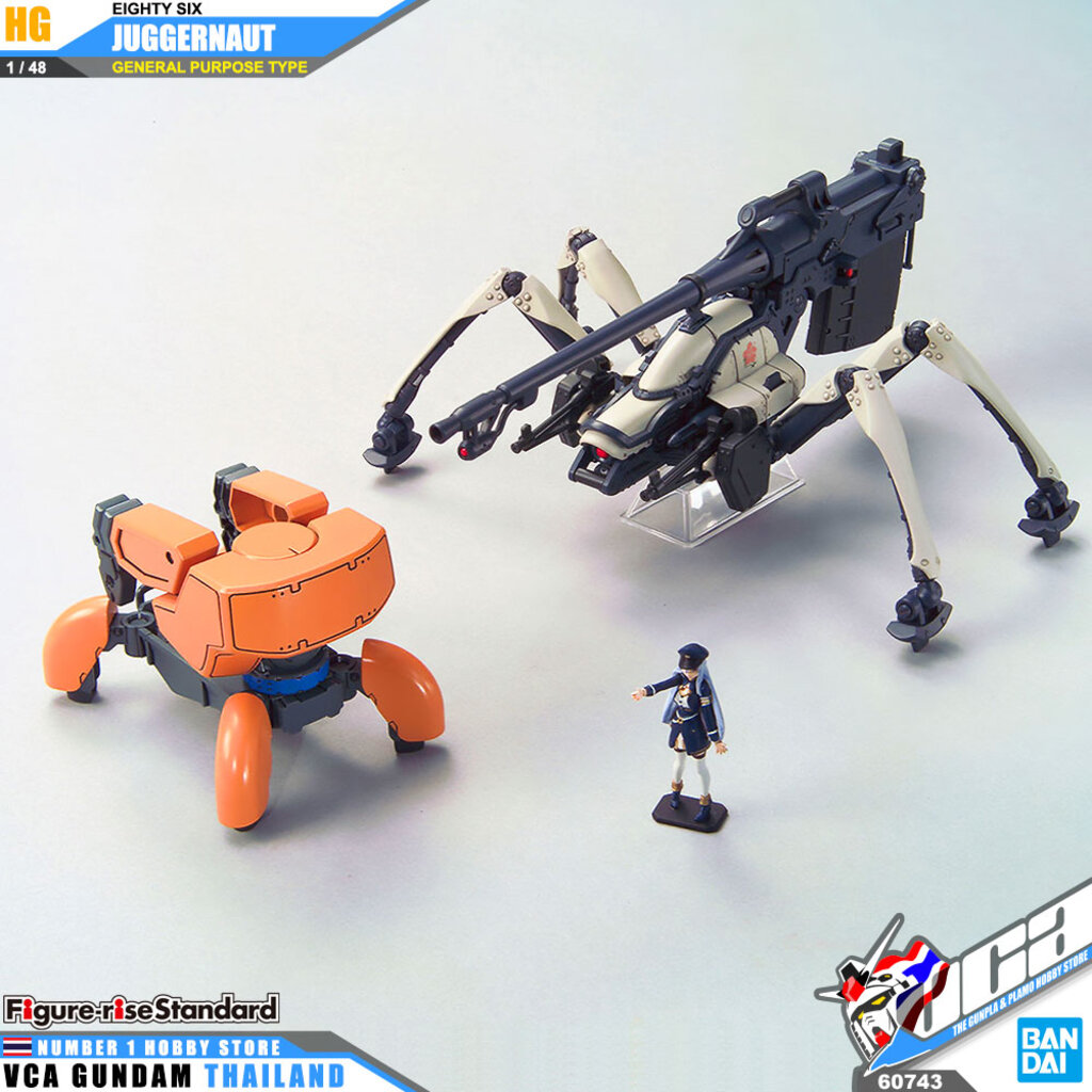 BANDAI 86 EIGHTY SIX HIGH GRADE HG 1/48 JUGGERNAUT GENERAL PURPOSE TYPE ...