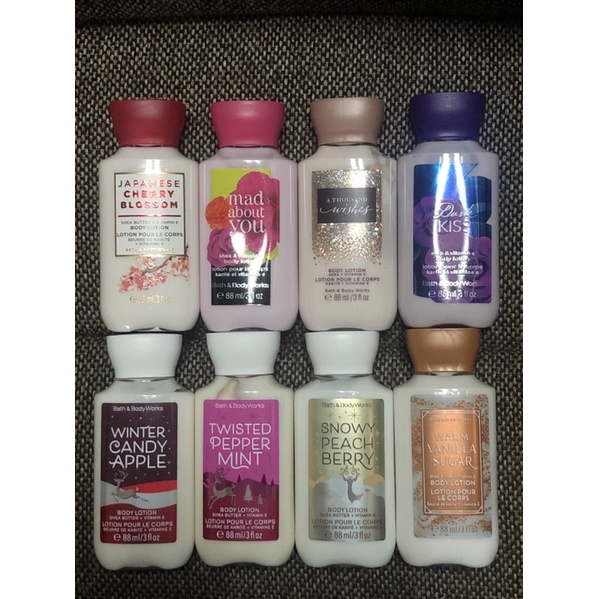 Bath and body works mini lotion 88 ml. ของแท้ โลชั่นบำรุงผิว กลิ่นหอม ...