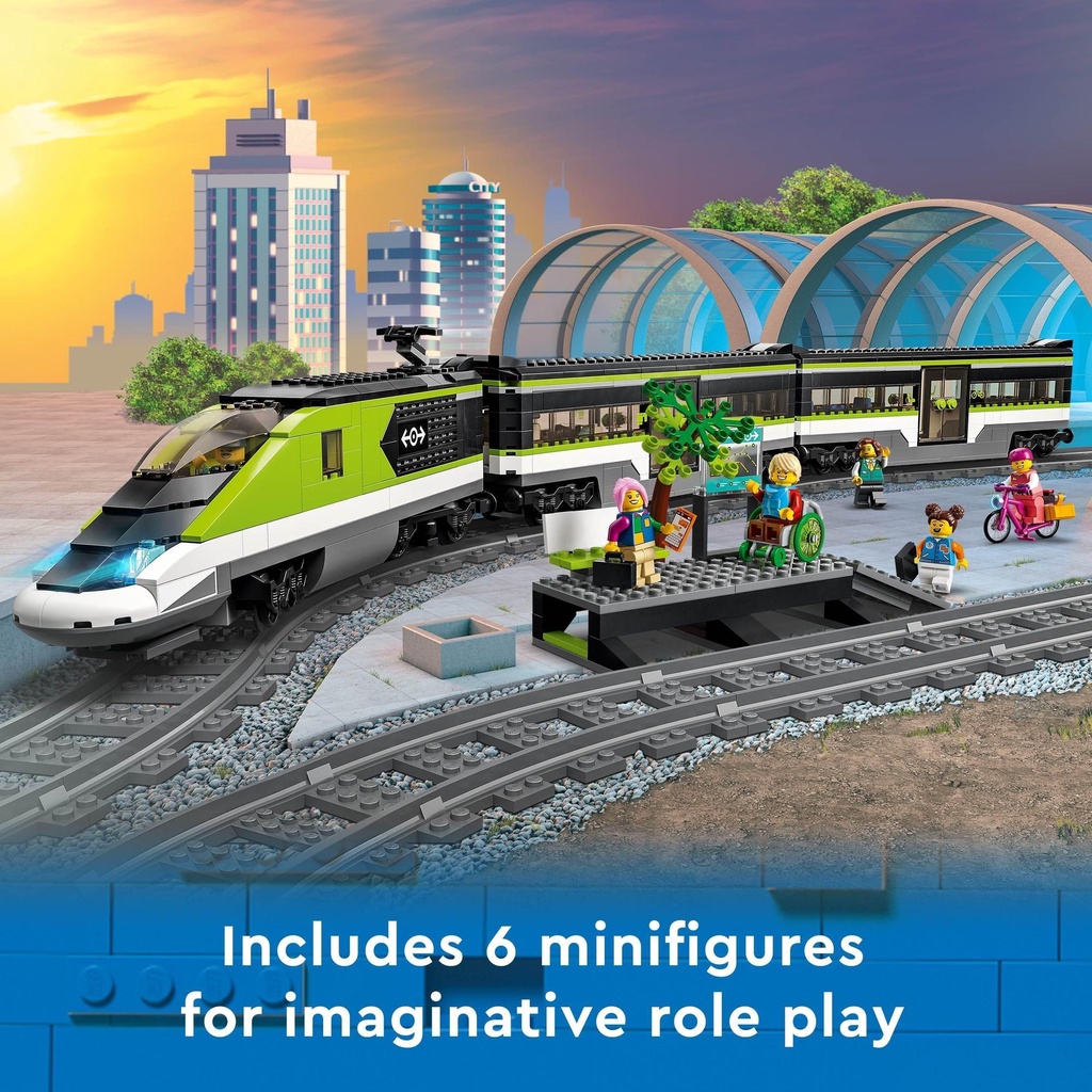 LEGO City 60337 Express Passenger Train Building Kit (764 Pieces ...