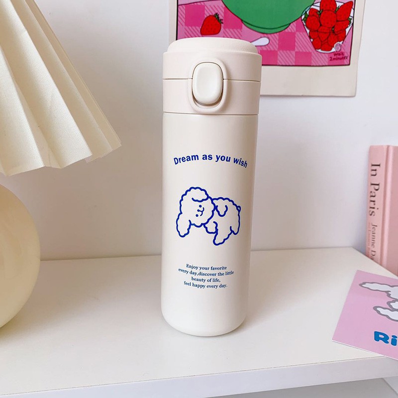 Ins ขวดน้ําเก็บรักษาความจุขนาดใหญ่ วัสดุสแตนเลส 304 กระติกน้ำ กระบอกน้ำ กระติกน้ำร้อน-เย็น ...