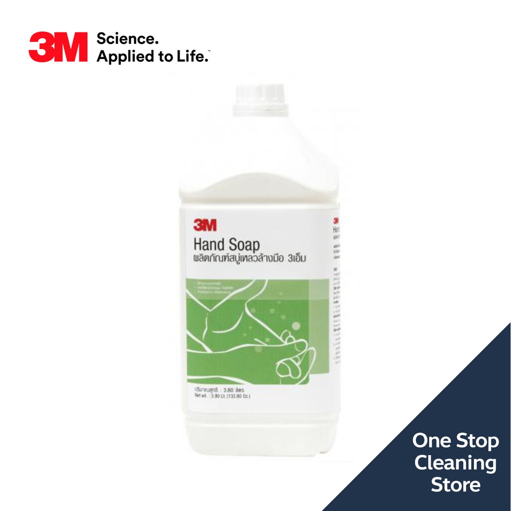 3M สบู่เหลวล้างมือ 3.8L (ฉลากเขียว) 3M Hand Soap 3.8L | Shopee Thailand