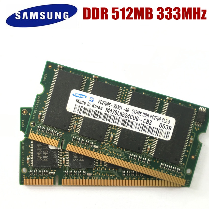 ram หน่วยความจำเดสก์ท็อป SAMSUNG DDR DDR1 512MB 333MHz C2700S SEC 512MB ...