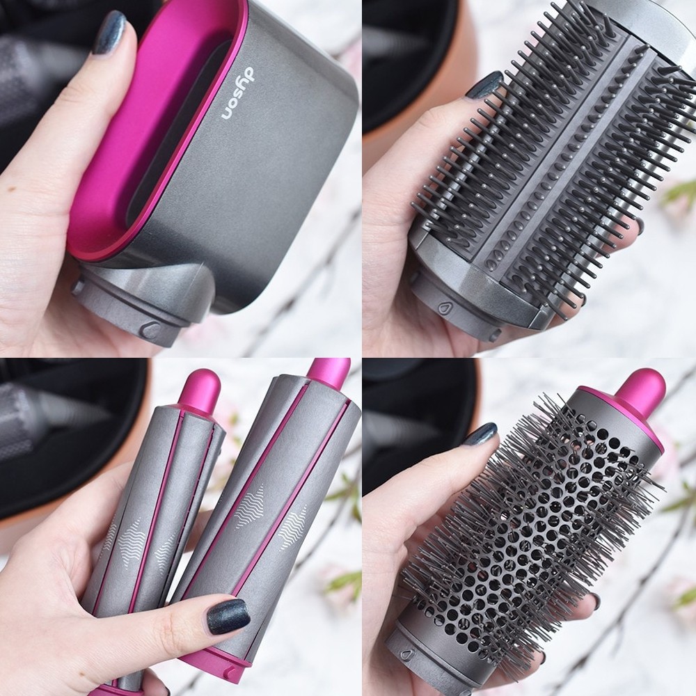 (จัดส่งทันที)ของแท้ 100%Dyson HS01 Airwrap Hair Styler Complete Nickel ...