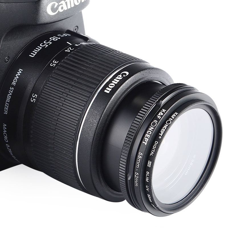 Camera K&F CONCEPT 18pcs Camera Lens Filter Step Up/Down Adapter Ring ...