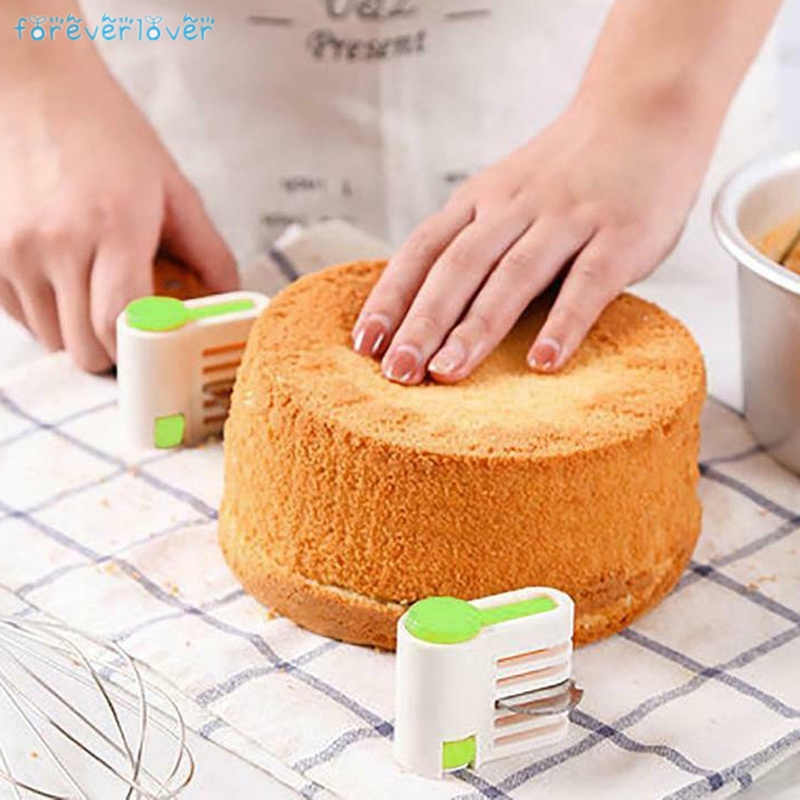 â €â ƒâœ¨ 2 Pcs Cake Slicing Leveler Bread Cutter Slicer Durable Baking ...