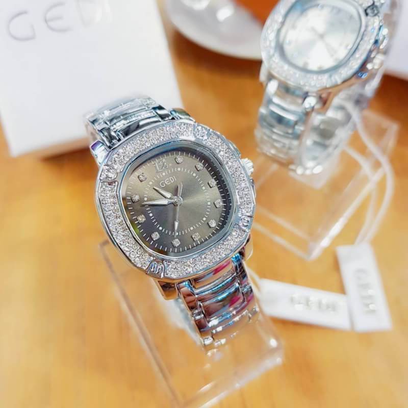 GEDI Watch นาฬิกาเกาหลี หน้าปัดสไตล์ปาเต๊ะ หรูหรา สวยงาม (ส่งฟรี EMS ...