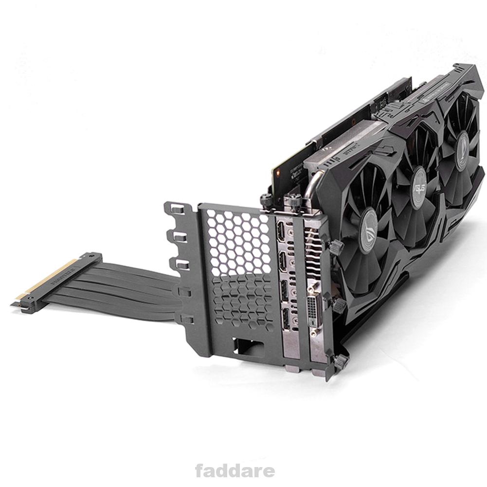 PCIe Slot Mount Vertical GPU Bracket Graphics Card Holder With 220mm ...