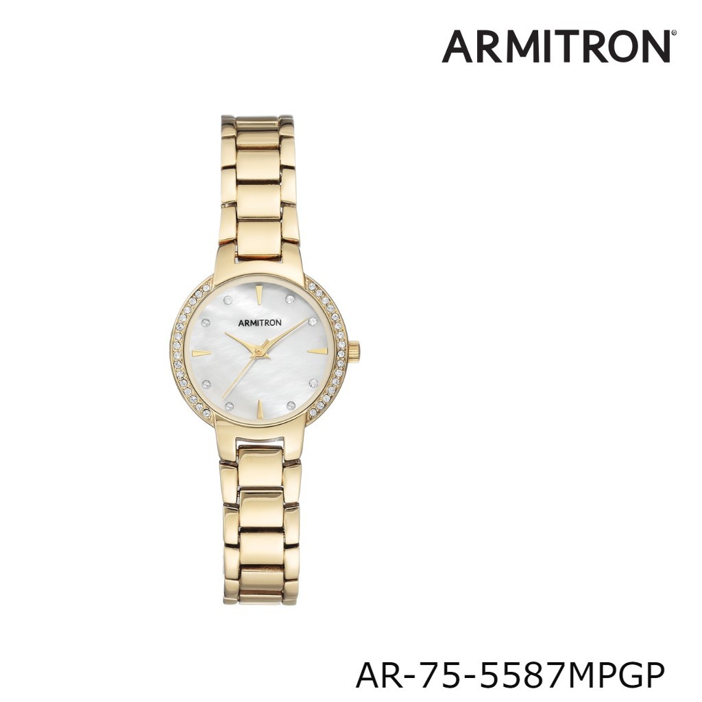 Armitron AR-75-5541MPRG นาฬิกาข้อมือผู้หญิง สายสเเตนเลส สีโรสโกลด์ ...