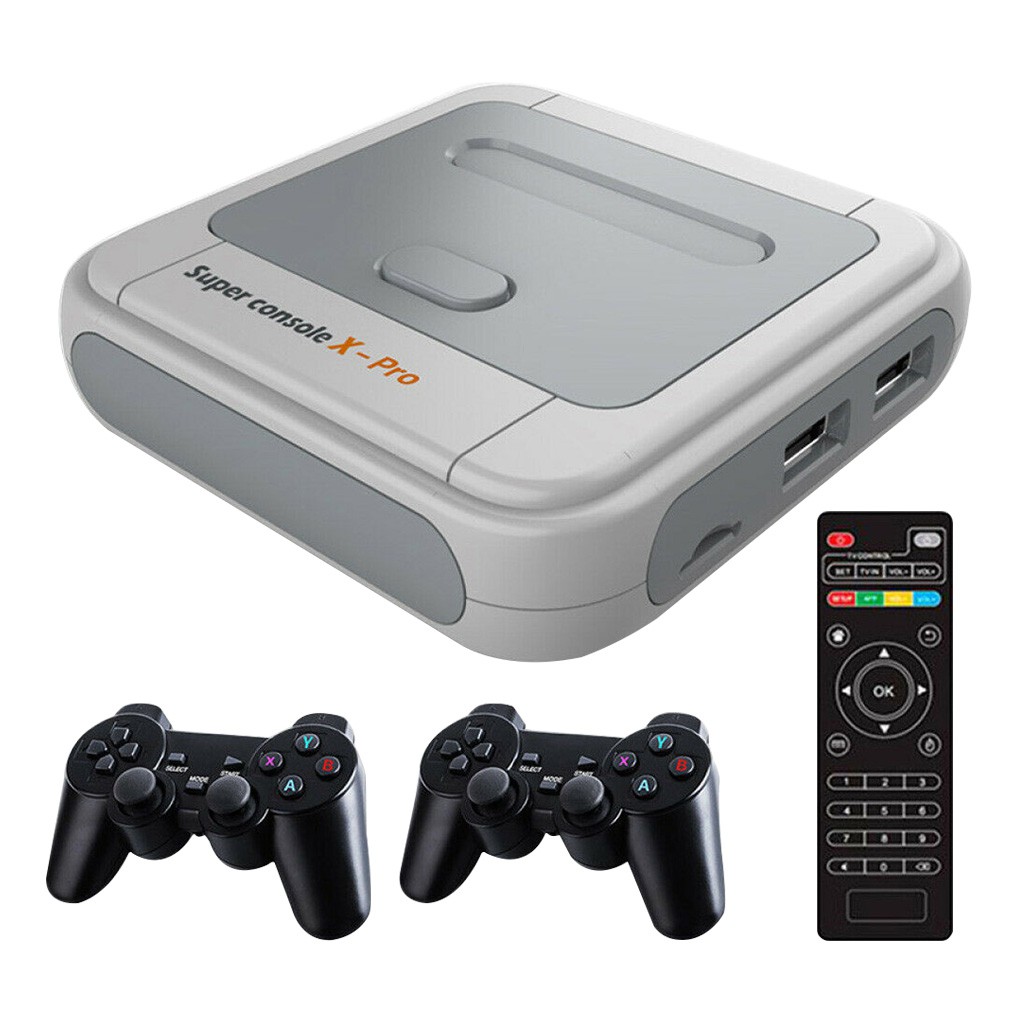 S905X WiFi 4K HD Super Console X Pro 50+ Emulator 50000+ Games Retro Mini TV Box Video Game ...