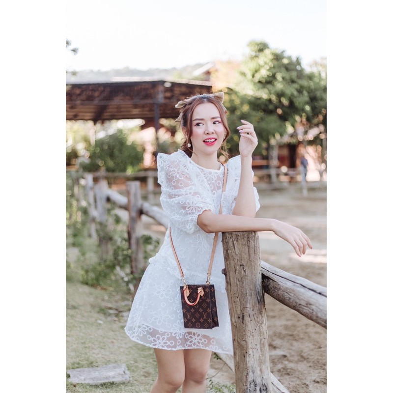 Size S-2XL Delilah DL008 เดรสขาว2ชิ้น มุ้งมิ้งเกินใคร - delilah_clothing - ThaiPick