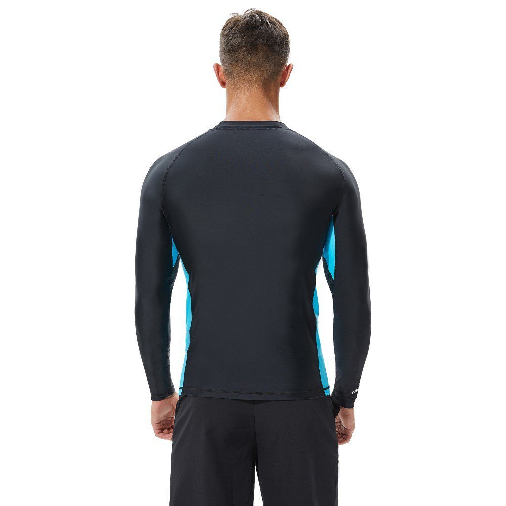 UV Protect Surfing Rash Guard Men Swimwear Long Sleeve Swimsuit Mens ...