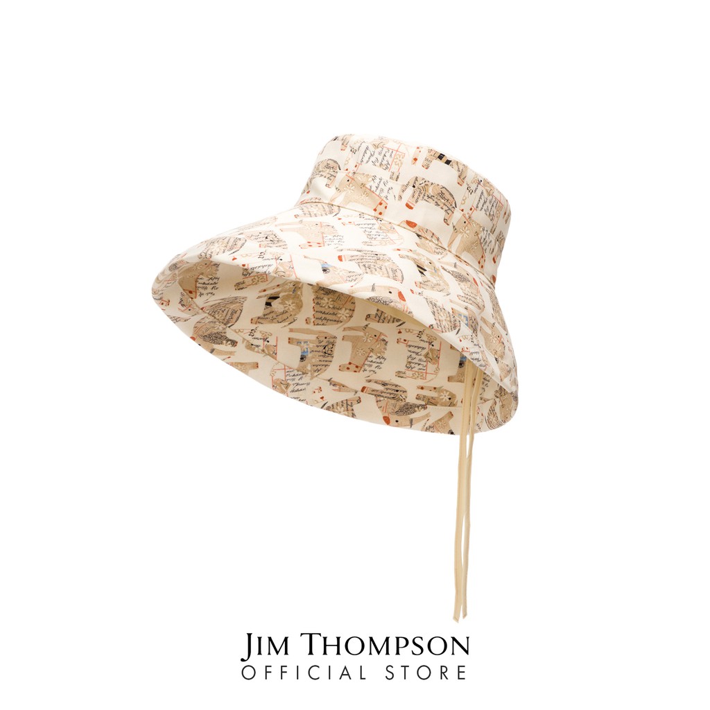 Jim Thompson Canvas Hat / Sunhat จิม ทอมป์สัน หมวกผ้า หมวกปีกกว้าง กัน ...