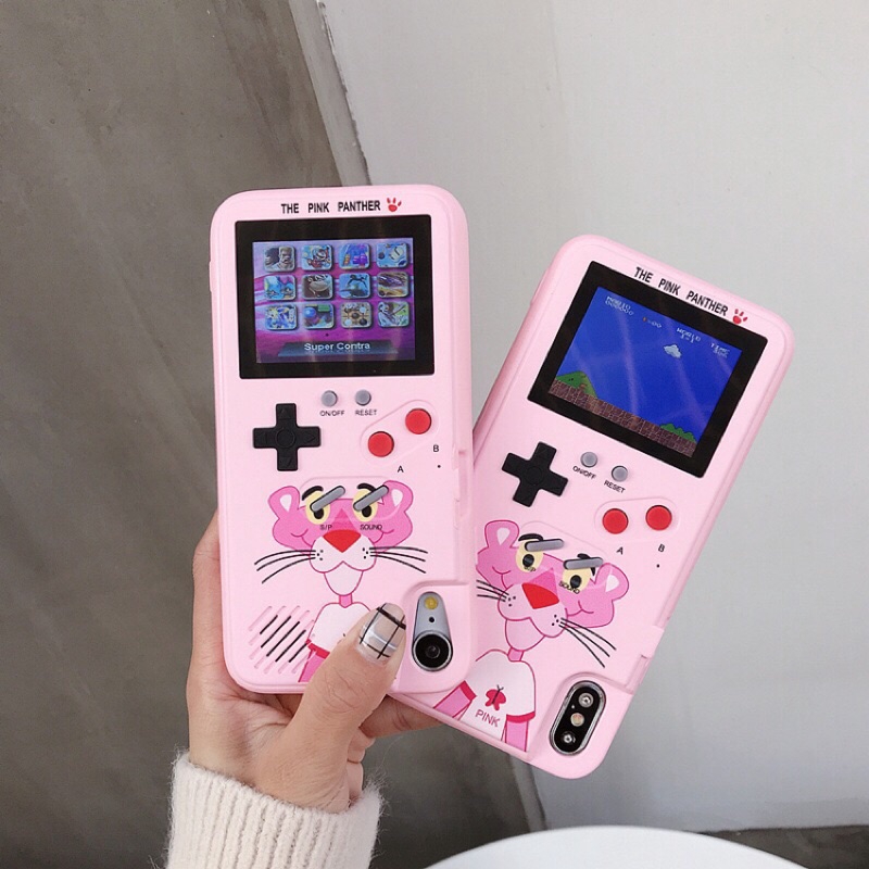 MLR Full Color Screen Gameboy iPhone Case Have Super Marios Game Pink ...