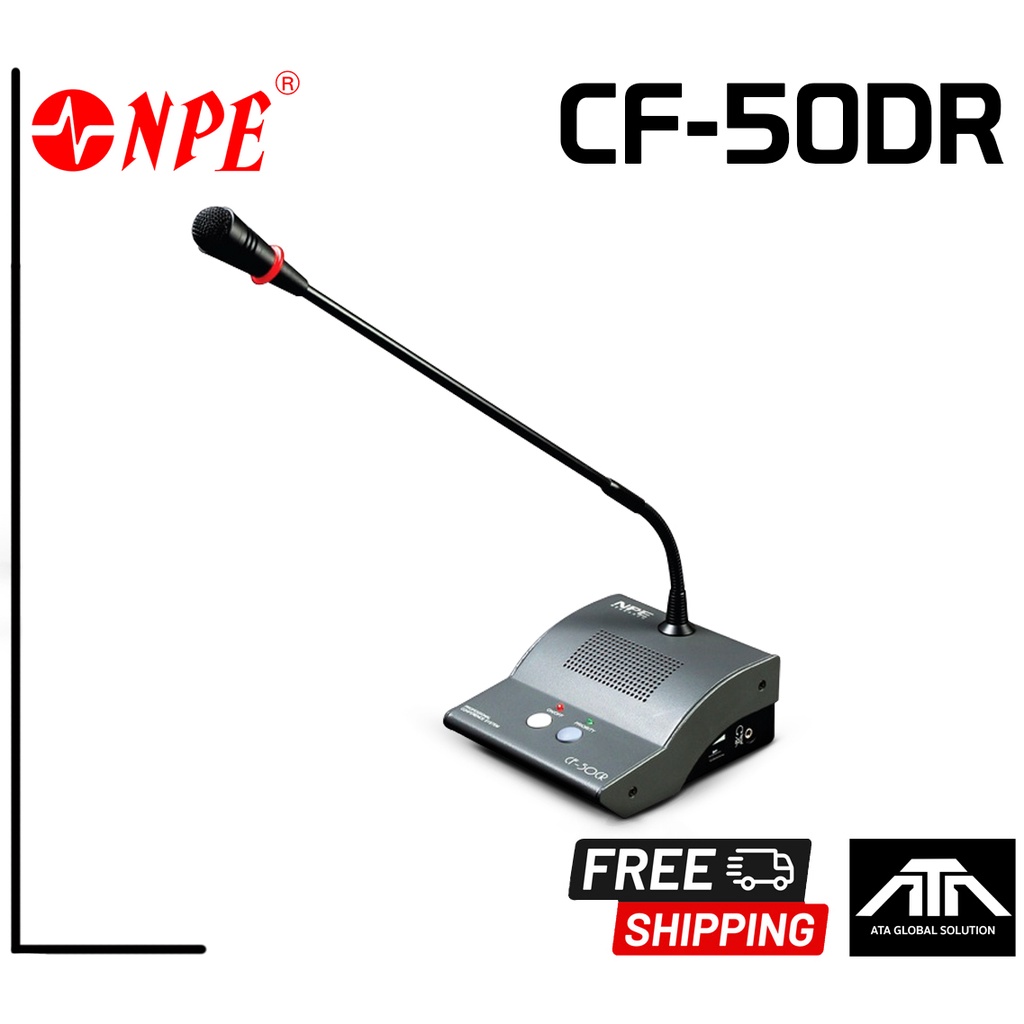 NPE CF-50DR ไมโครโฟนผู้ร่วมประชุม ไมโครโฟน ไมค์NPE CF 50DR ไมค์ประชุม ไมค์ผู้ร่วมประชุม CF50DR ...