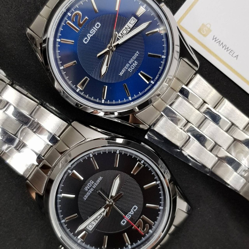 โค้ด 10FASH120 ลดเพิ่ม 120ของแท้ นาฬิกาข้อมือ Casio ผู้ชาย รุ่น MTP ...