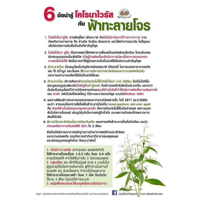 ABHAI ANDRO อภัยภูเบศร แอนโดร ยาแคปซูล สารสกัดฟ้าทะลายโจร 30 แคปซูล อภัยภูเบศร ฟ้าทะลายโจร 400mg ...