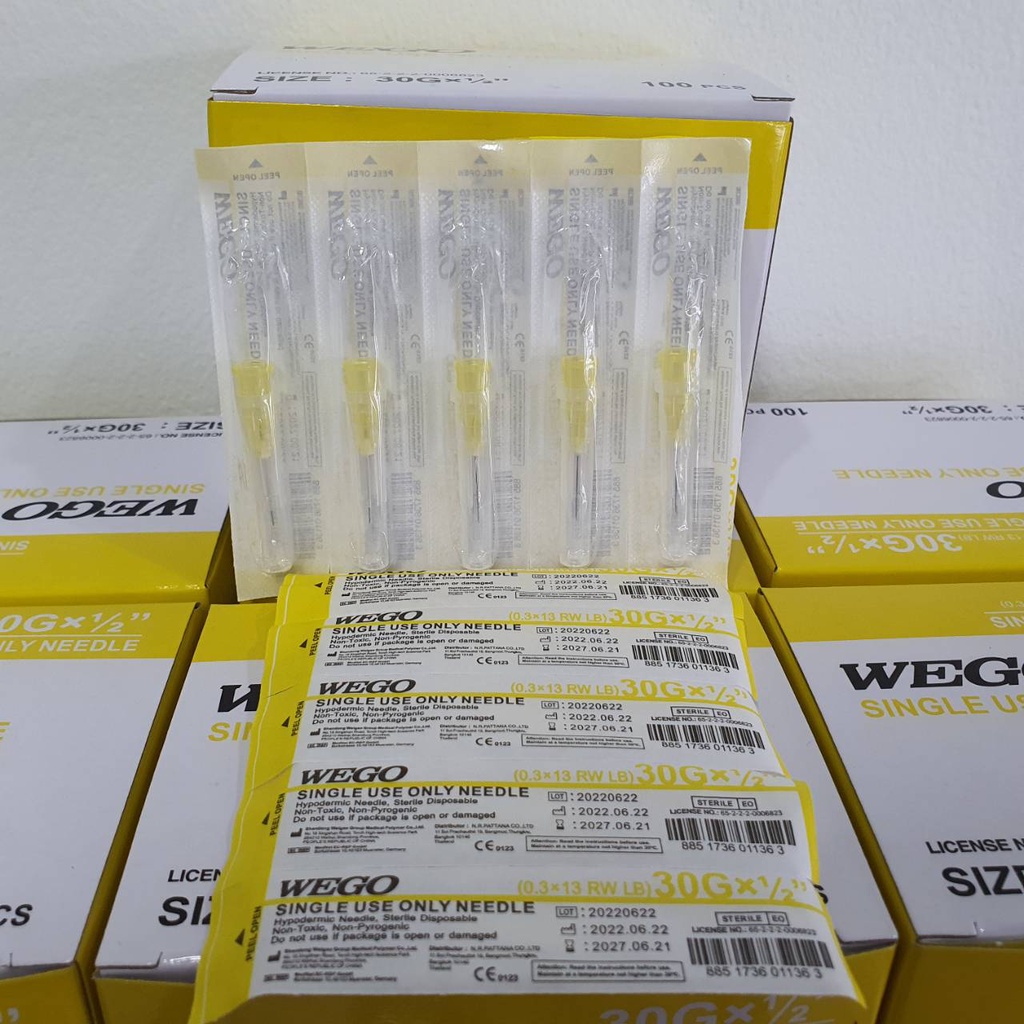 WEGO 30G12 100 ชิ้น - apiradeemedicalsupply - ThaiPick