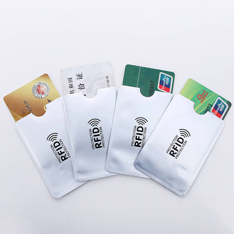 Anti Rfid Card Holder Nfc Blocking Reader Lock Id Bank Card Pouch ...