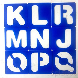 SPL-26PCS Letters Alphabet Stencil+10PCS Number PP Stencils Template ...