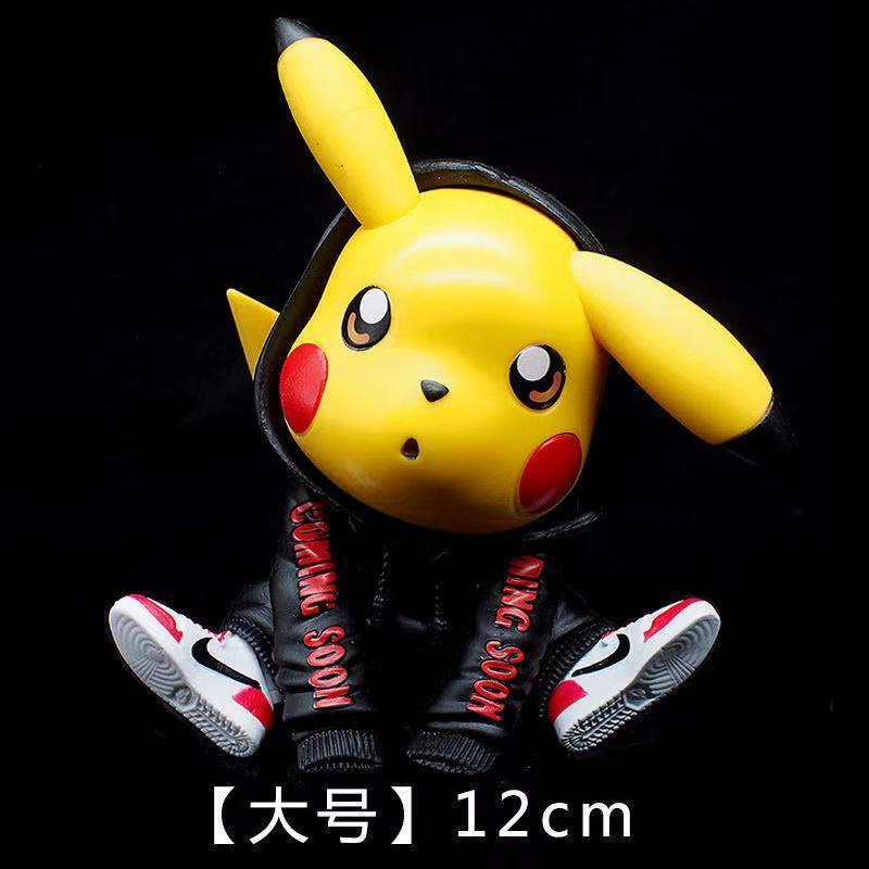เครื่องประดับรถยนต์ไฟฟ้า Pikachu Nine-Tailed สําหรับตกแต่งภายในรถยนต์ ...