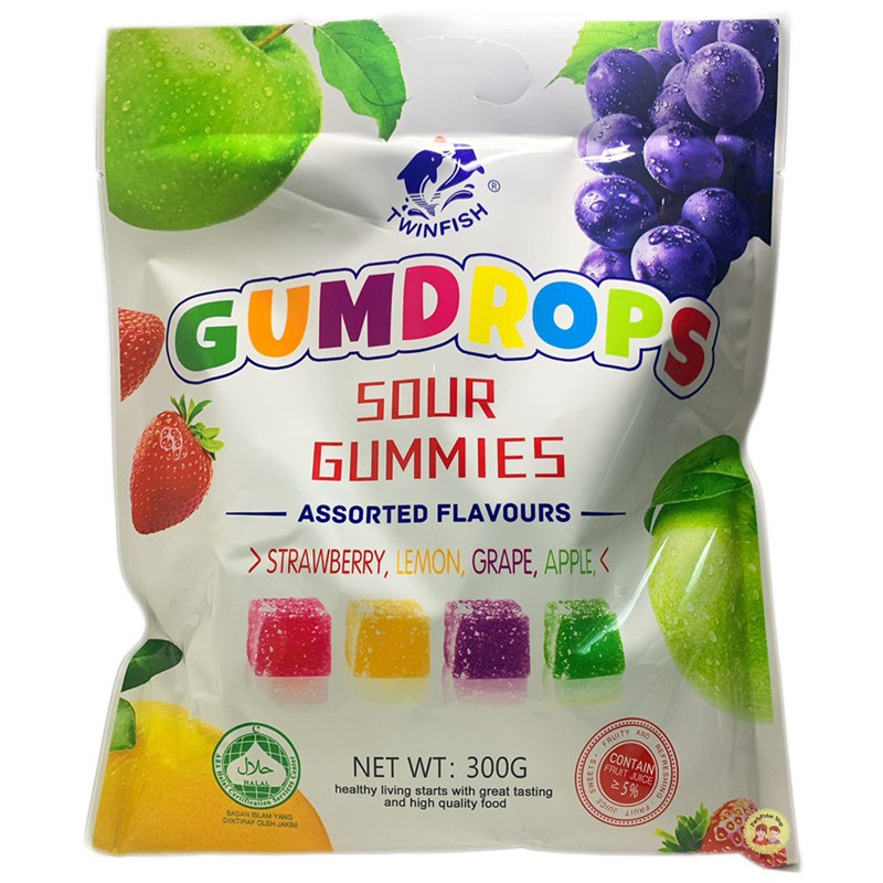 พร้อมส่ง Gumdrops Sour Gummies เยลลี่ผลไม้รวมรส | Shopee Thailand