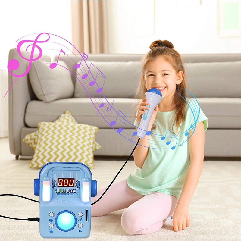 BChildren39s Karaoke Speaker Kids Jukebox with Microphone - Portable ...