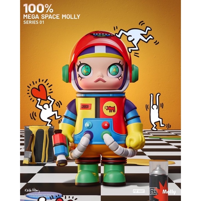 (พร้อมส่ง เลือกแบบได้) POP MART Molly Space 100 โมเดล ฟิกเกอร์ มอลลี่ ...