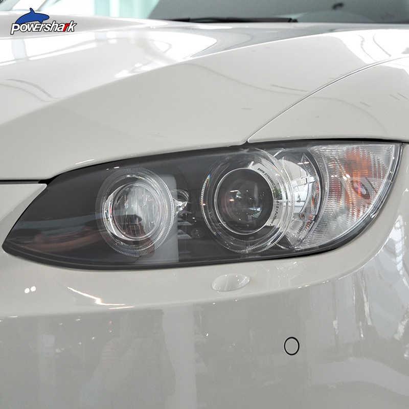 Car Headlight Tint Smoked Black Protective Film Front Light Transparent ...