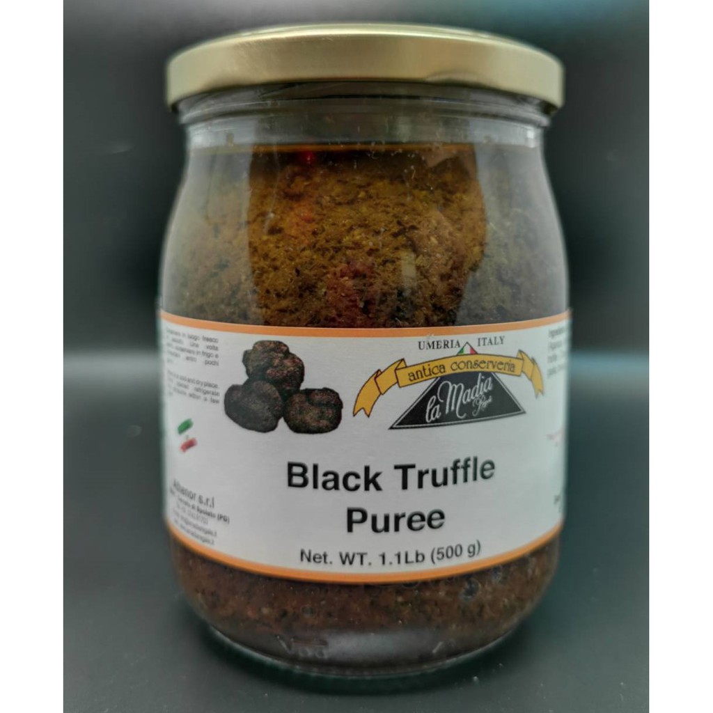 ทรัฟเฟิลดำเข้มข้น 500 กรัม Athenor black Truffle Puree 500 กรัม ...