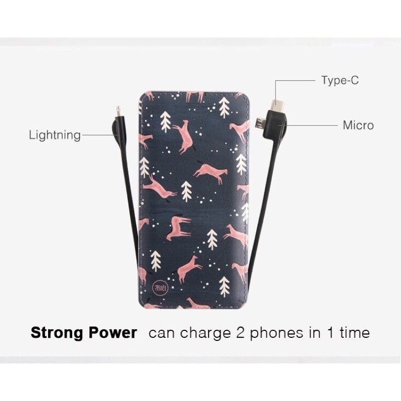 Maoxin Powerbank 10000 mah à¸¡à¸µà¸ªà¸²à¸¢à¹ƒà¸™à¸•à¸±à¸§ - h9vt_mrcwq - ThaiPick