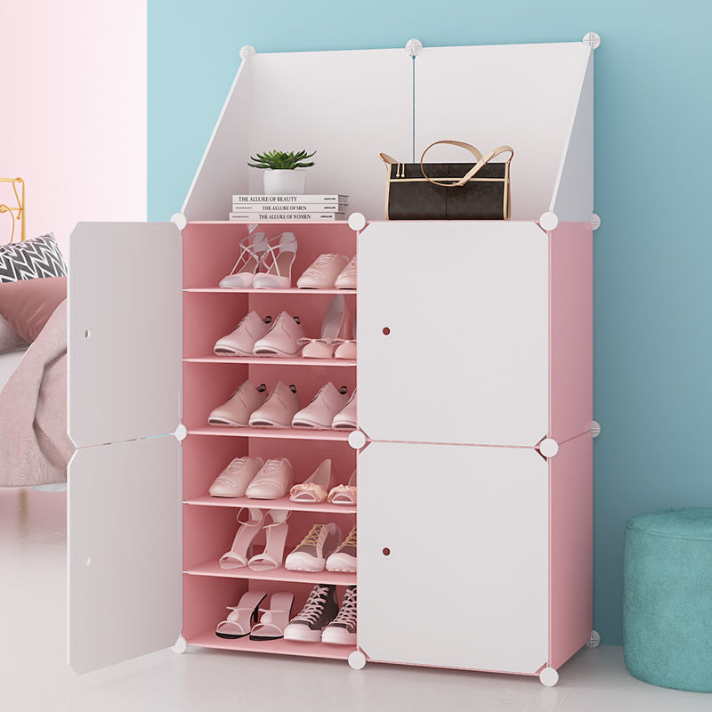 Simple Shoe Shelf Economical Dormitory Door Narrow Shoe Cabinet Multi ...