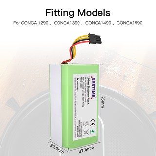 Nastima Battery For Conga 1290 1390 1590 14.4V 2600mAh Lithium-ion ...